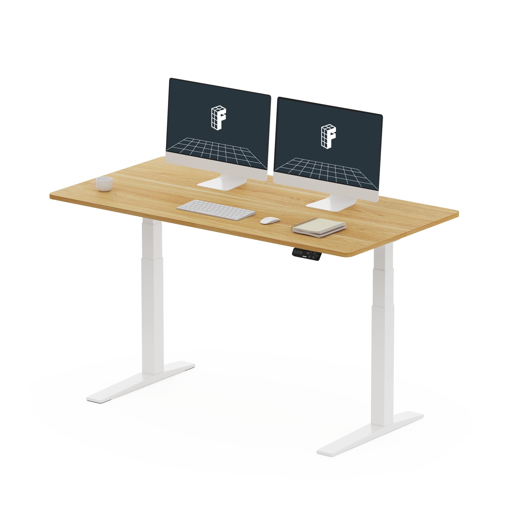 FLEXISPOT E7 PRO Electric Standing Desk, Dual Motor, with Cable Tray ...