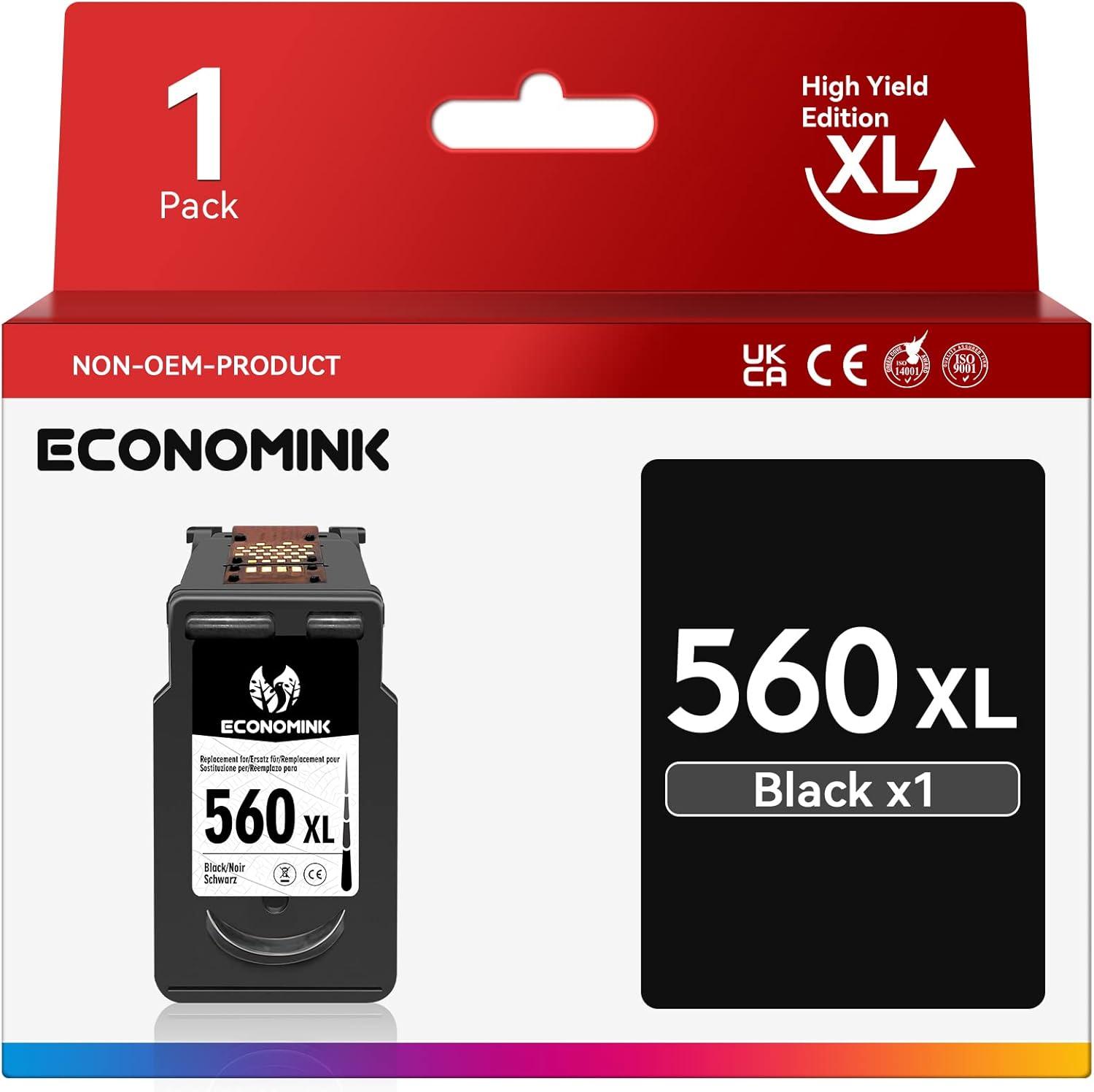 Economink Cartridges 560, PG-560XL Replacement Ink Cartridges for Canon ...