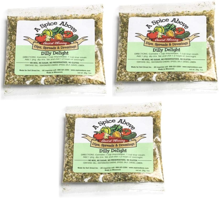 Amazon.com: A Spice Above Dips, Spreads, and Dressing Mixed Seasonings ...