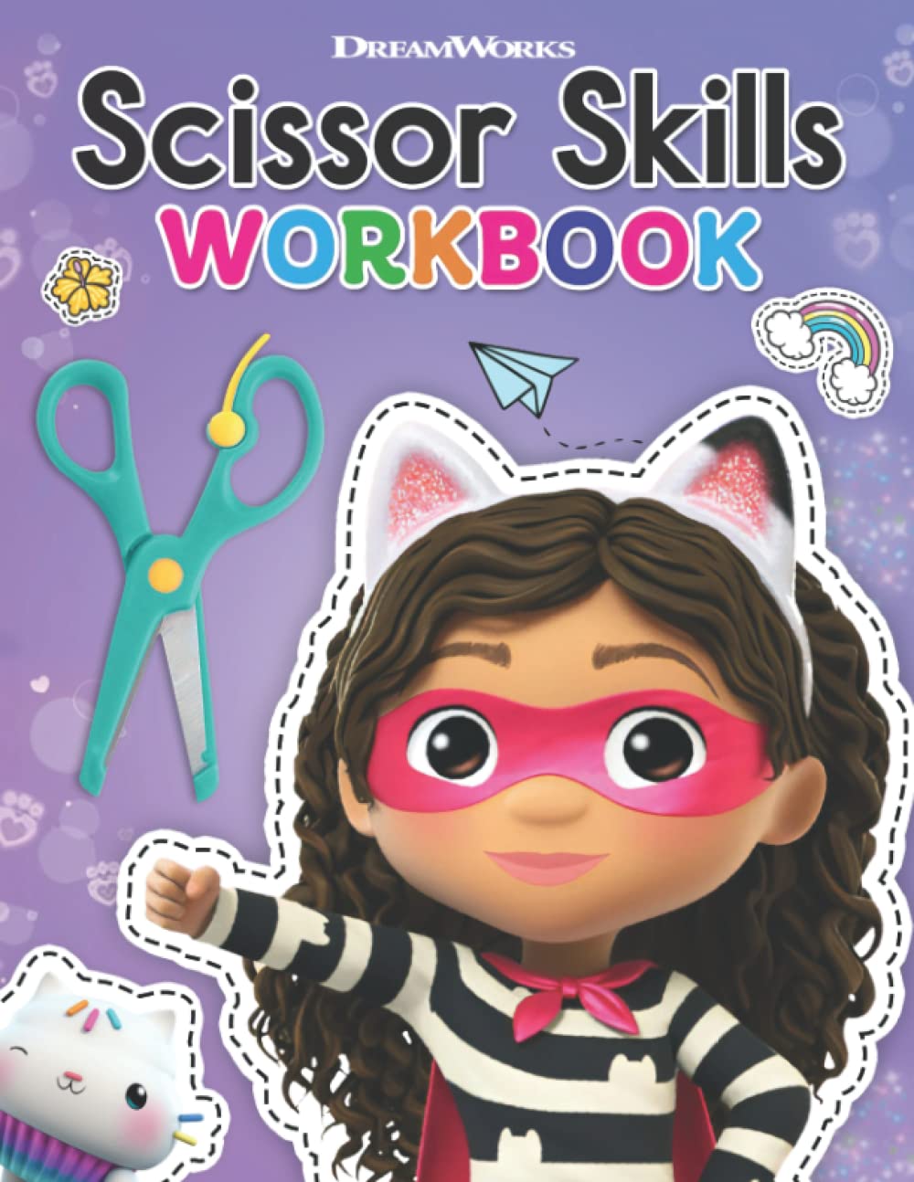 Buy Gàbby's Dollhòuse Scissor Skills Preschool Workbook: scissor skills ...