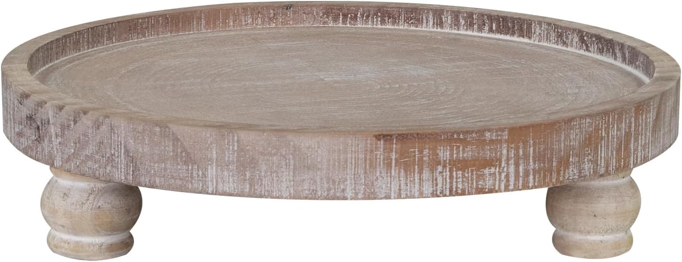 Amazon.com: MAONAME Decorative Round Wood Riser for Display, Farmhouse ...