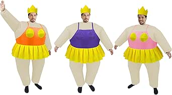PhiGie 3 Packs Inflatable Ballet Costume Air Blow-up Suit Cosplay ...