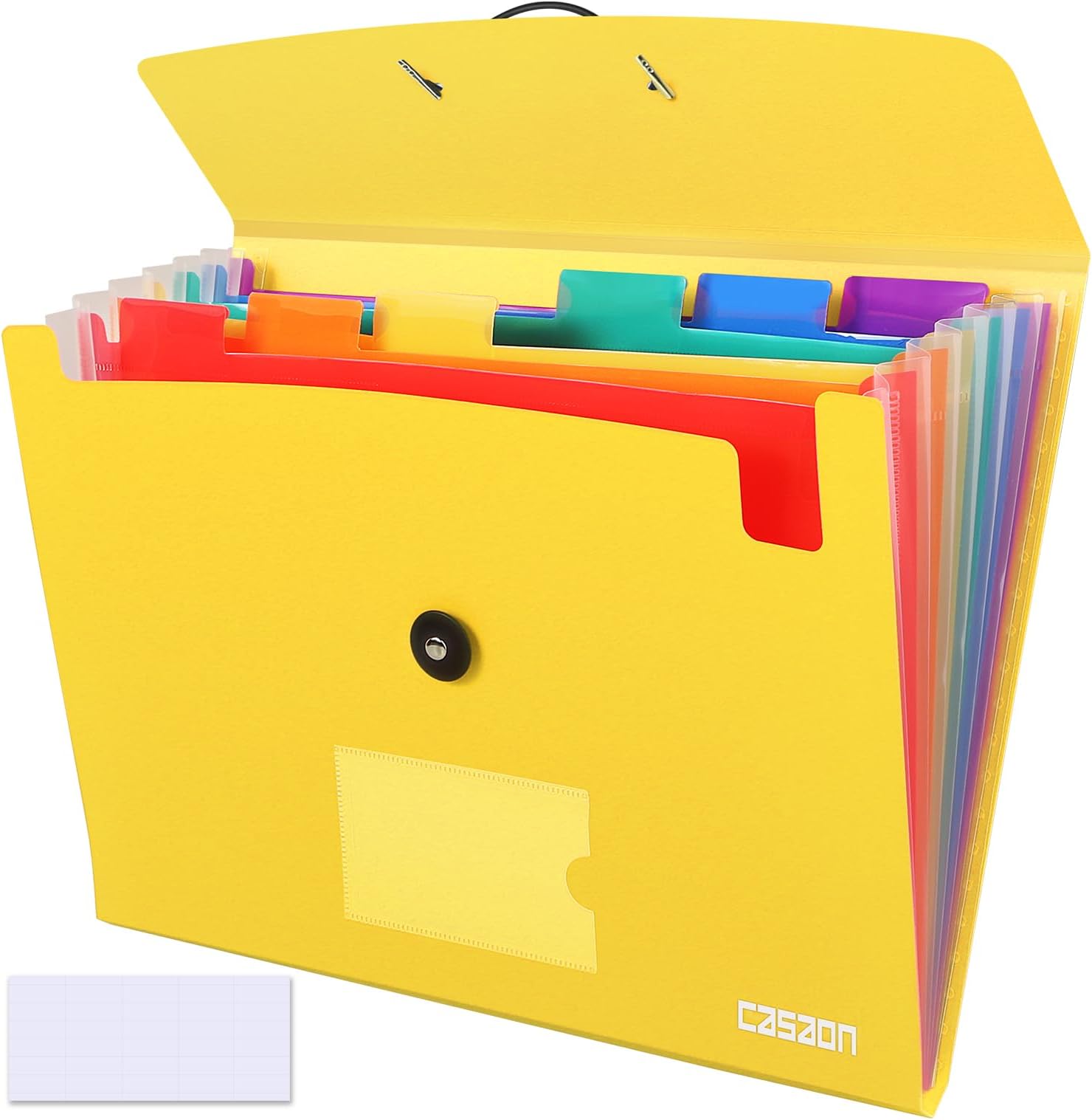 Amazon.com : Expanding File Folder, 8 Pockets Accordion File Organizer ...