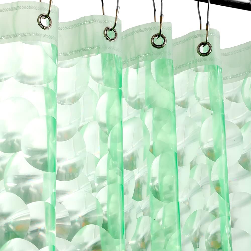 Amazon.com: KINGMINOS Fish Shower Curtains Clear, Underwater World ...