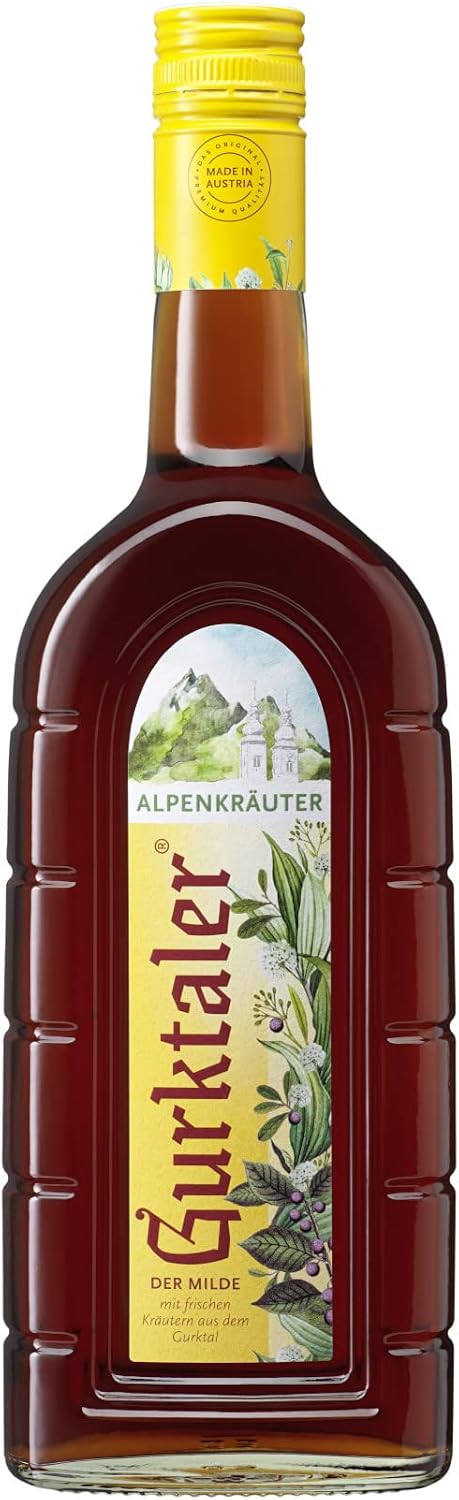 Gurktaler Alpenkräuter Likör (1 x 0.7 l) : Amazon.de: Lebensmittel ...