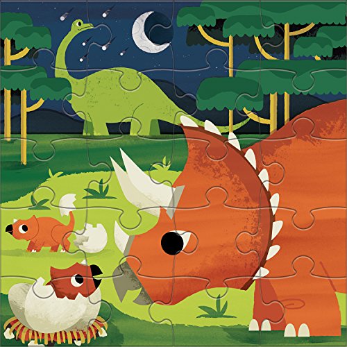 Snapklik.com : Mighty Dinosaurs - Tri Fold Magnetic Puzzles Featuring ...