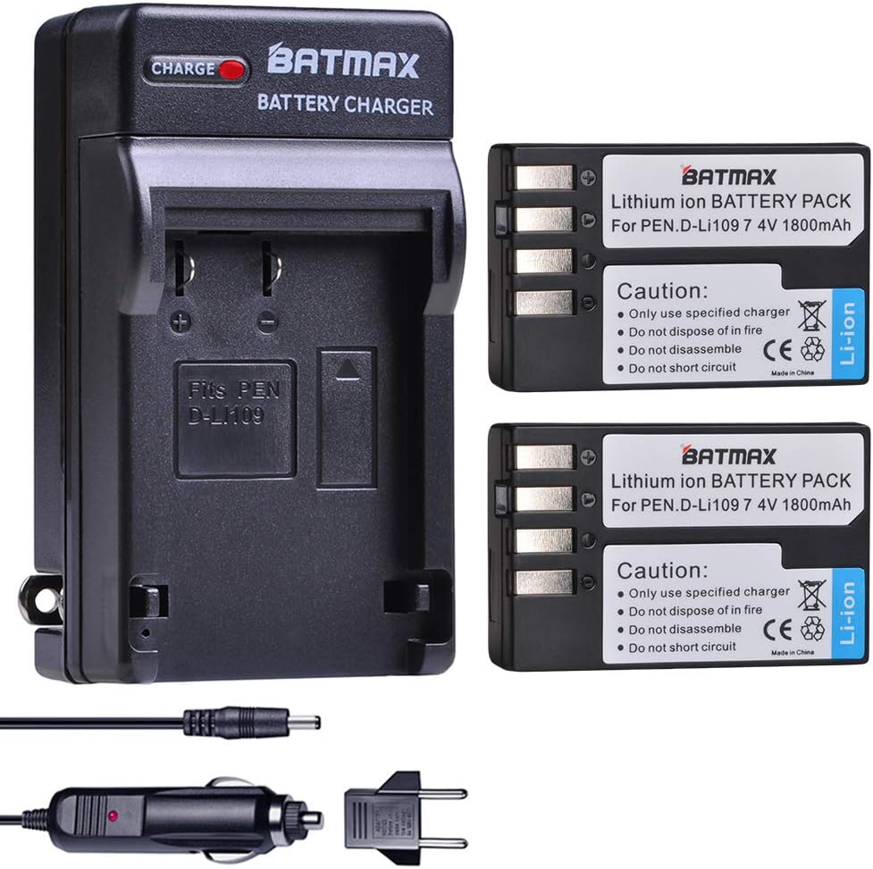 Amazon.com : Pentax D-LI90E Rechargeable Lithium-Ion Battery for 645, K ...