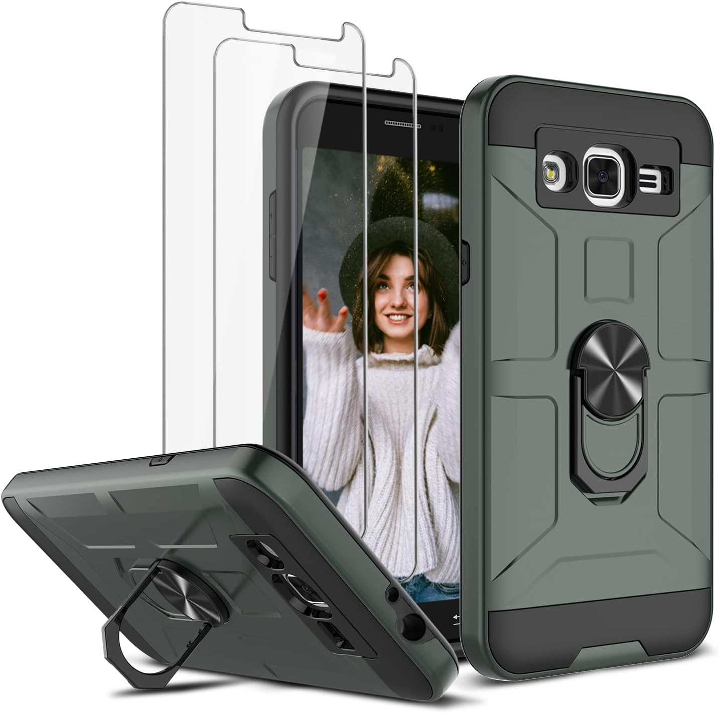 Amazon.com: Galaxy Sky Case,Galaxy J3 2016/J3 V Case,Galaxy Express/Amp ...