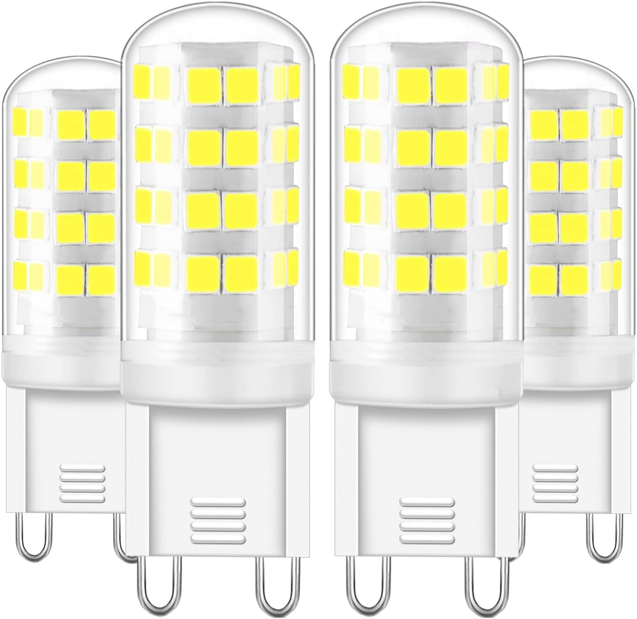 G9 LED Bulbs Cool White 6000K Non-Dimmable, 3W, 4 Pack, 330LM ...