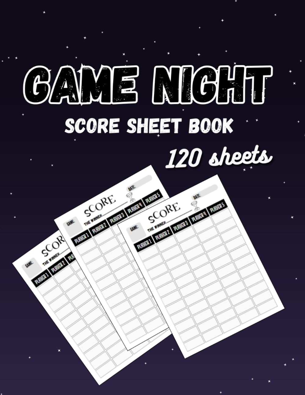 Amazon.com: Game Night Score Sheet Book: 120 sheets to record | Gaming ...