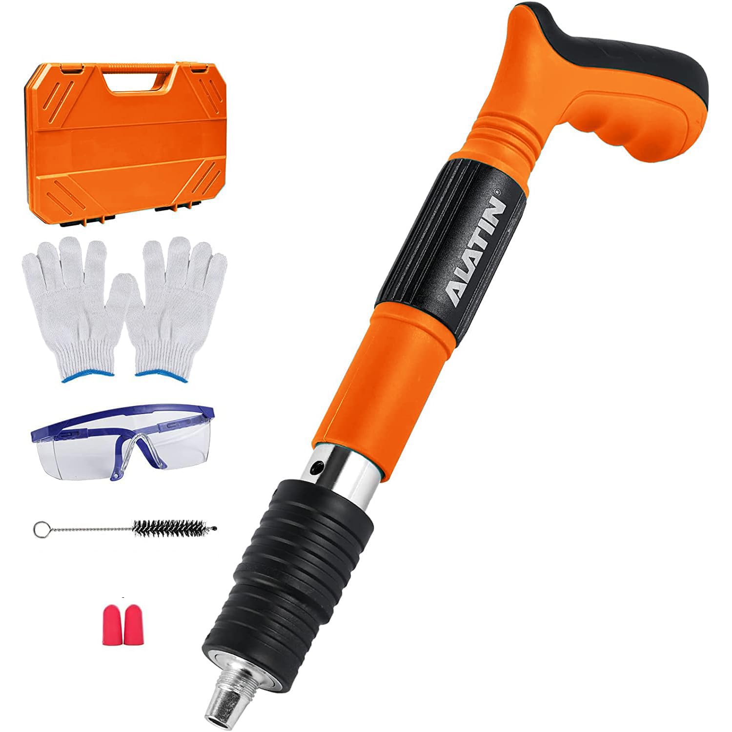 Amazon.com: ALATIN Nail Gun Kit, 5-Speed Adjustable Manual Steel Nail ...