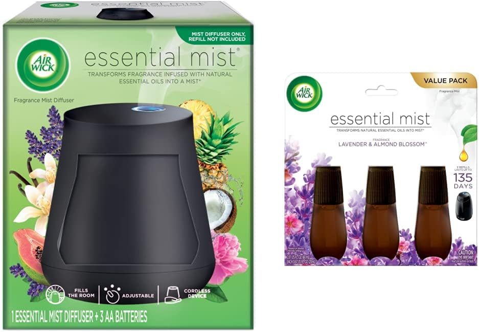 Amazon.com: Air Wick Essential Mist Starter Kit, Diffuser + 1 Refill ...