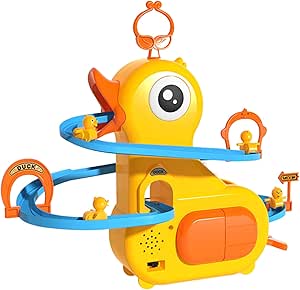 Amazon.com: JIPITIMI Little Ducks Slide Toy, Stair Climbing Playset ...
