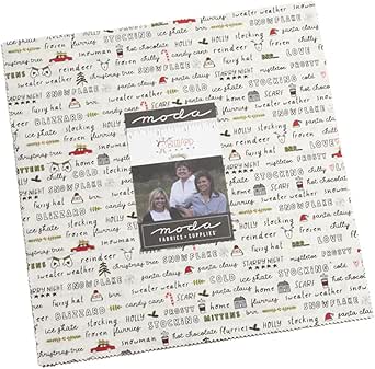 10" Layer Cake - Blizzard by Sweetwater for Moda Christmas Winter ...