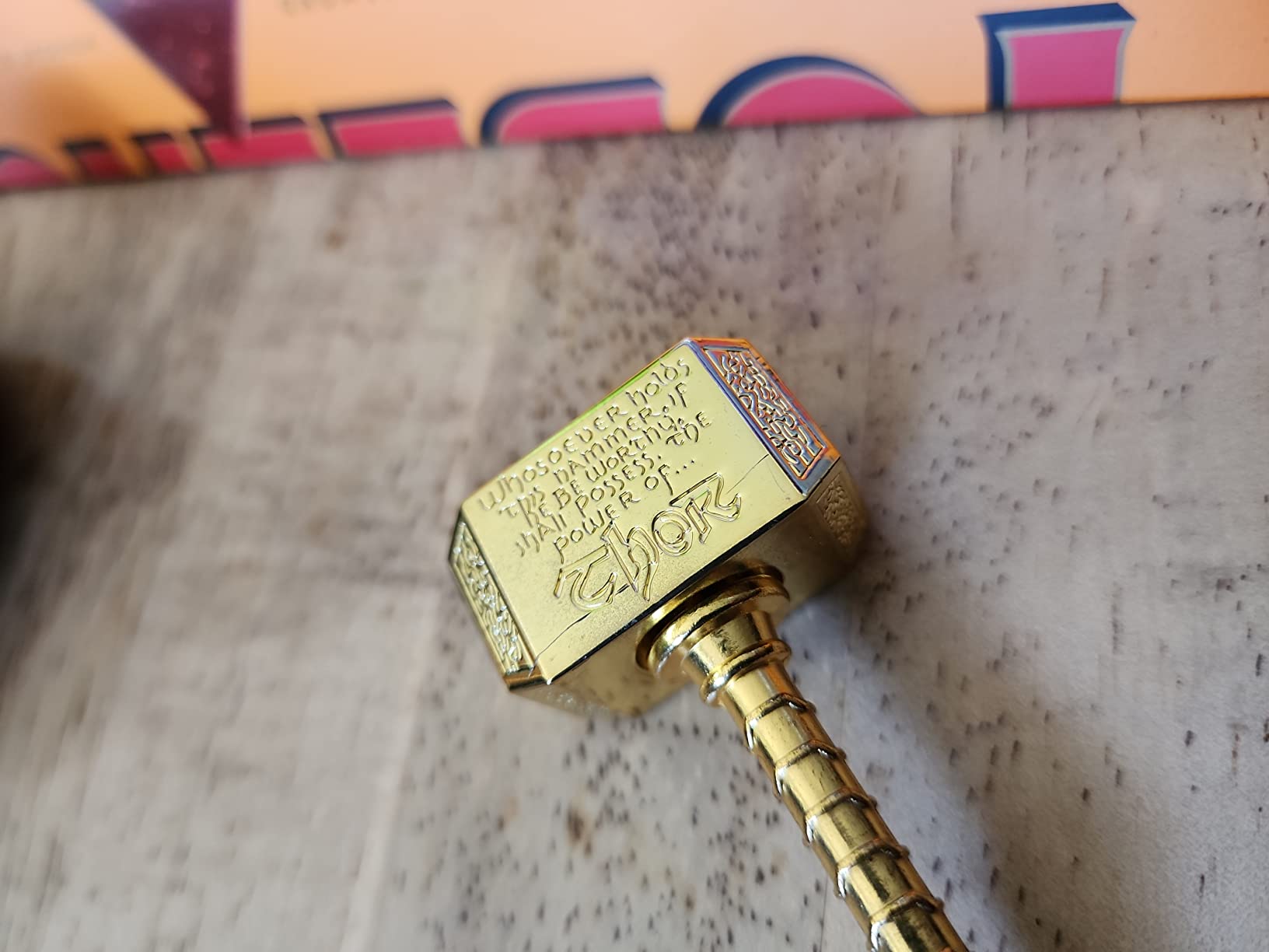 Thor Hammer Fidget Spinners Metal, Cool Fidgit Finger Hand Spinner Desk ...