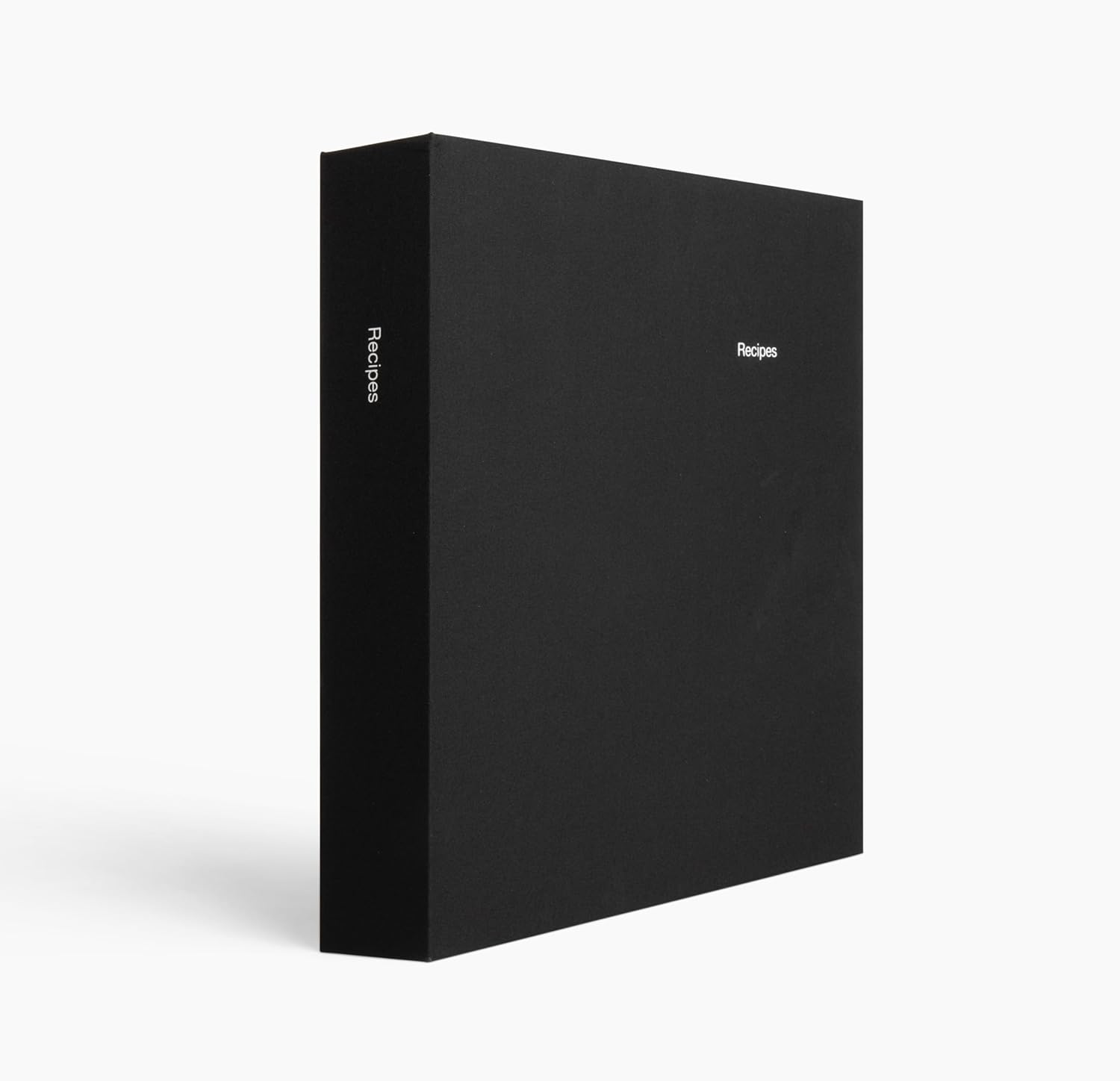 Amazon.com: Recipe Binder Book Cloth Premium Minimalist Design 8.5x9.5 ...