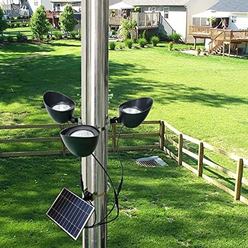 Flagpole Lights Outdoor Solar Powered Flag Pole Light Solar Powered ...