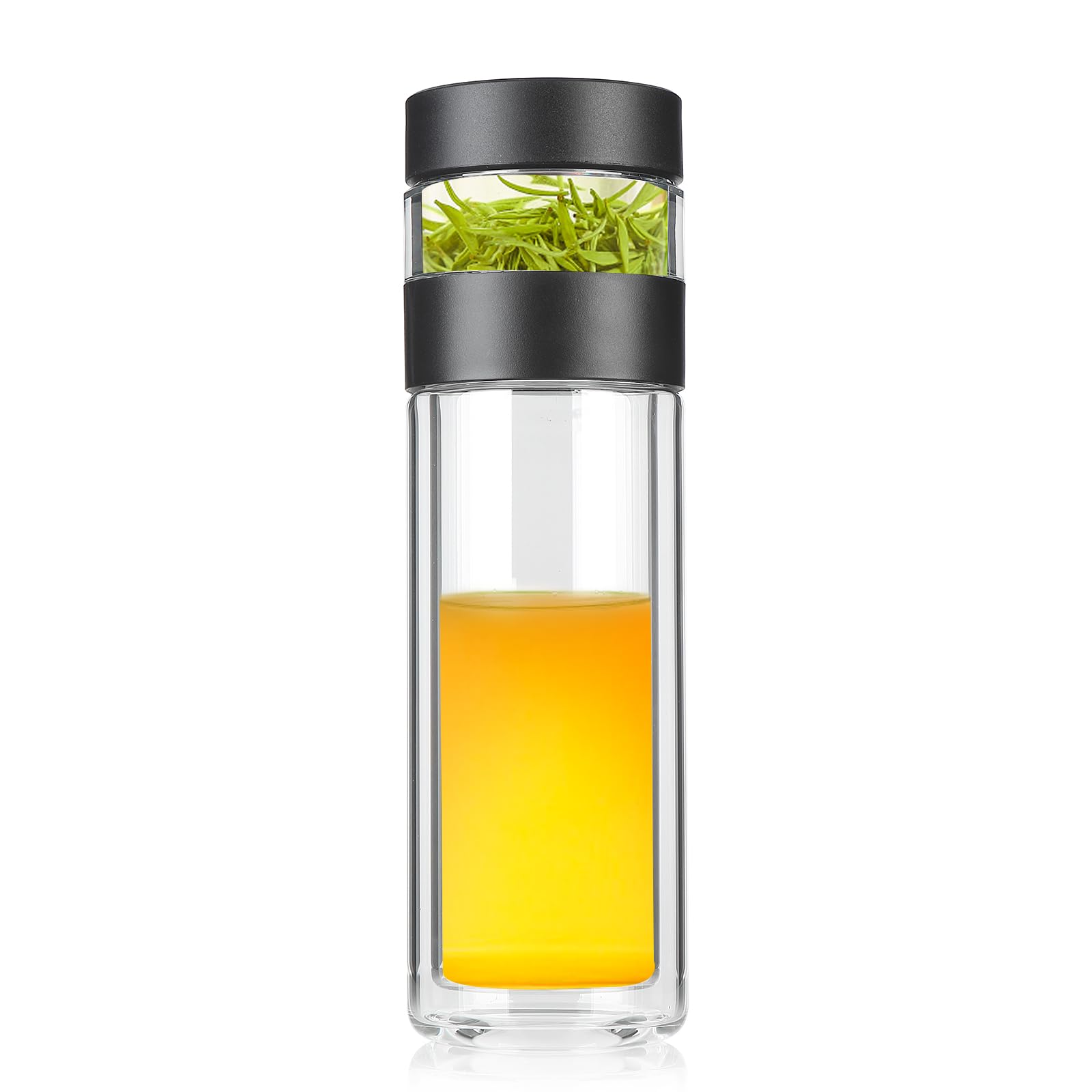 Amazon.com: COMI Tea Bottle with Infuser Double Wall High Borosilicate ...