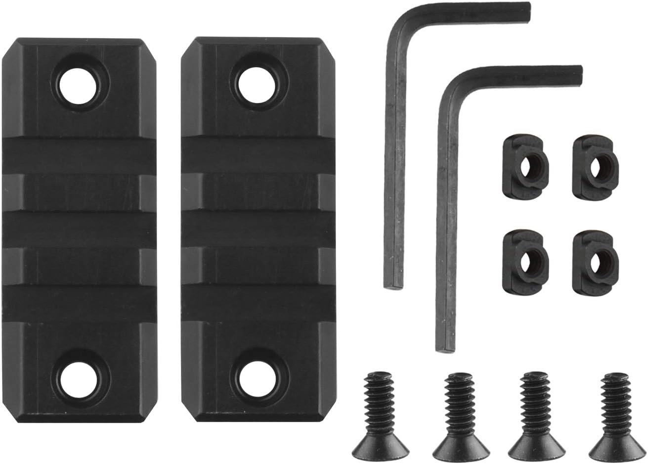 Picatinny Rail Section M-Lok/Keymod Handguard Rail Mount Base Adapter ...