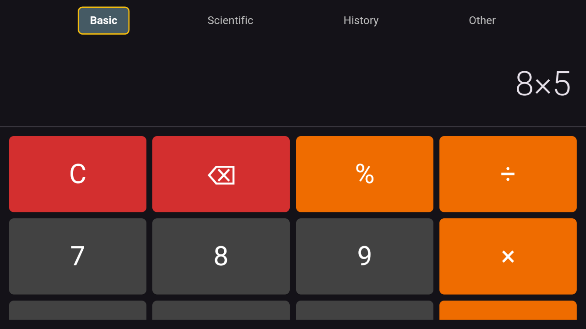 Big Screen Calculator-Amazonアプリストアのアプリ