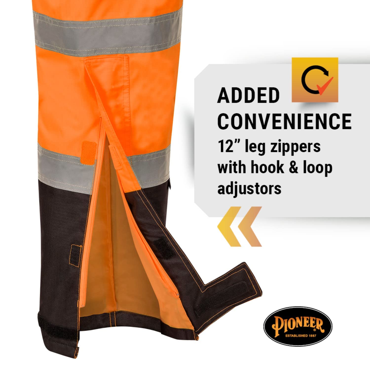 Snapklik.com : Hi Vis Ripstop Rain Bib Pant - Waterproof Safety Work ...