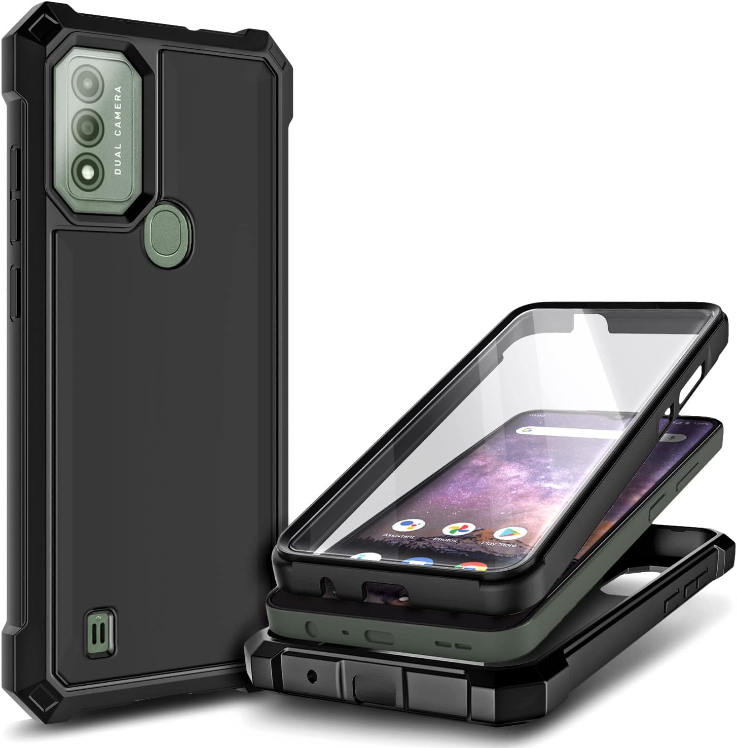 Amazon.com: WDHD Designed for WIKO Voix Case with [Built-in Screen ...