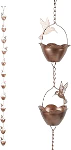 Amazon.com : TZSSP Rain Chains Decorative Rain Chain Bell, 8-1/2 Length ...