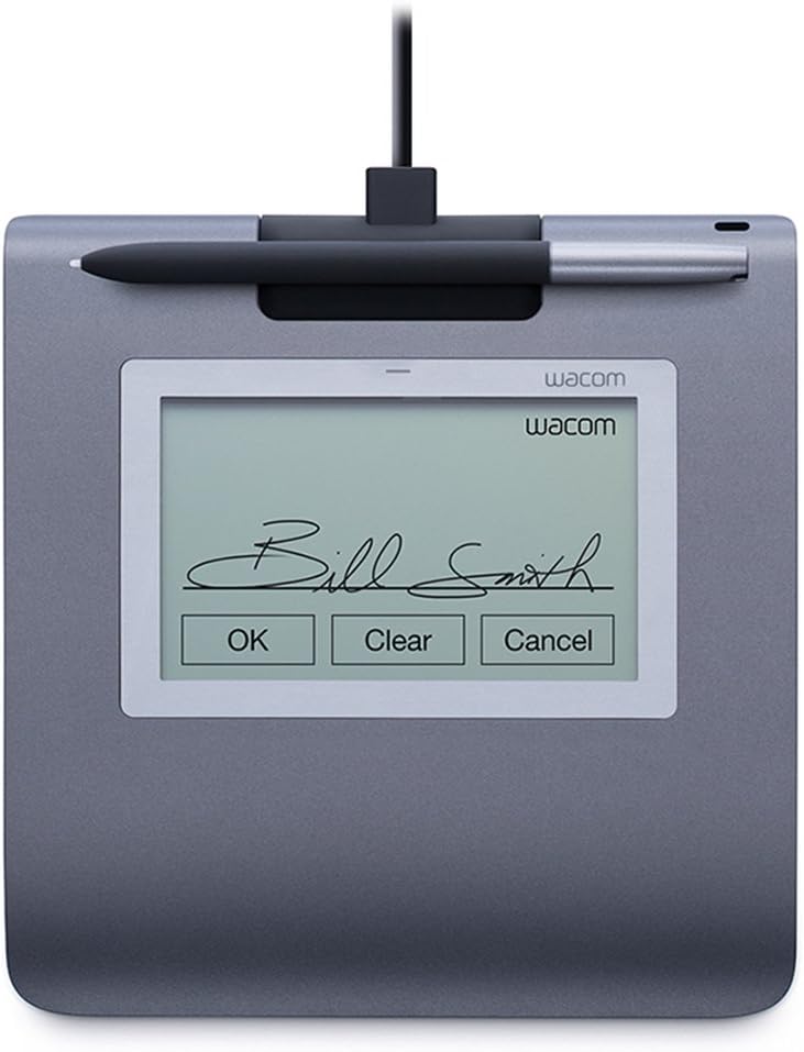 Wacom STU-430-SP SET Signature - Tableta de firma con pluma y software ...