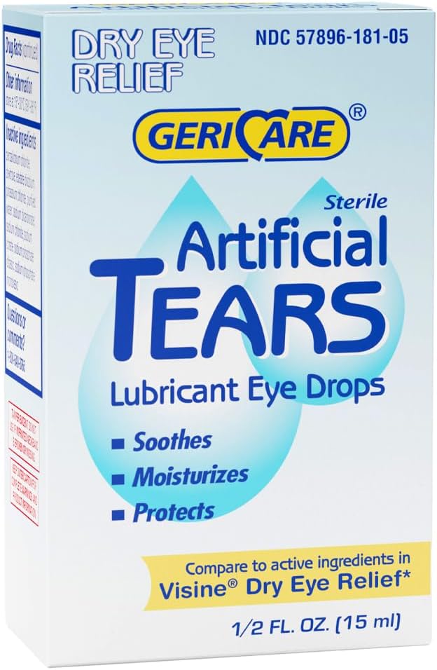 Amazon.com: Good Sense Eye Drops Artificial Tears, Blue, 0.5 Fl Oz ...