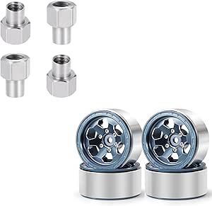 Amazon.com: M2.5 * 2mm Long Wheel Nuts and 1.3 Beadlock Wheel Rings for ...