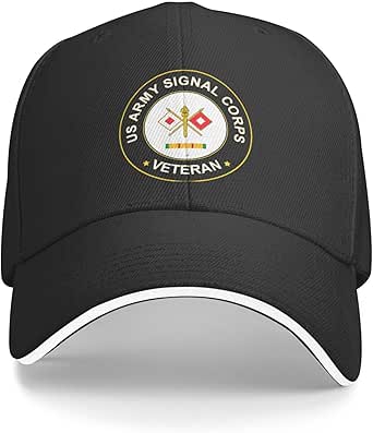 US Army Signal Corps Vietnam Service Combat Veteran Baseball Golf Cap ...