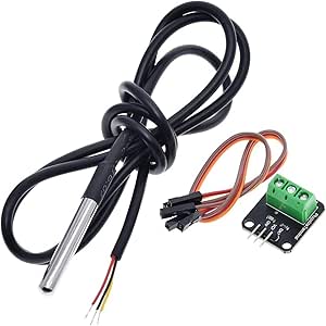 Stainless Steel DS18B20 Temperature Sensor Module Kit Waterproof 100CM ...