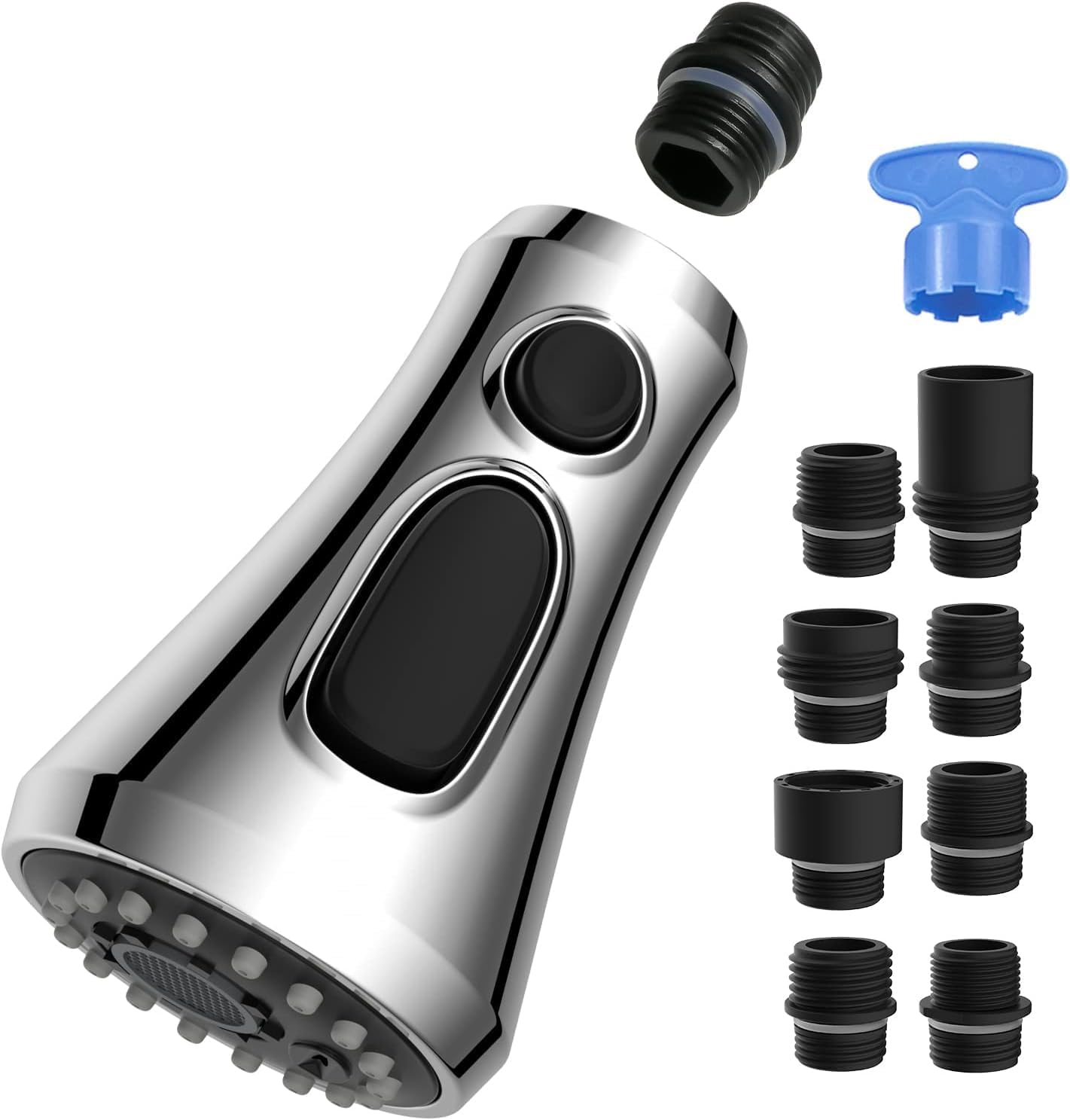 Amazon.com: SADALAK Kitchen Faucet Spray Head, Kitchen Sink Faucet Pull ...