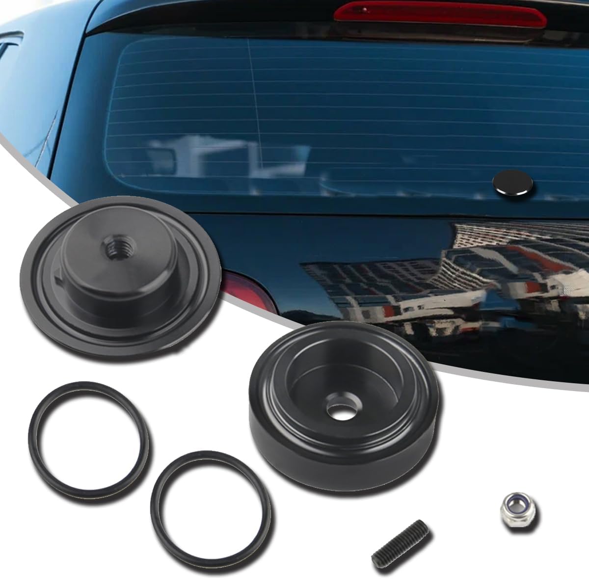 Amazon.com: Car Wiper Plug, Car Rear Wiper Cap Delete Kit, Windshield ...