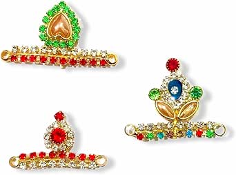 Amazon.com: Bricker Diamond Crown Mukut for Durga Ji MataRani for Very ...