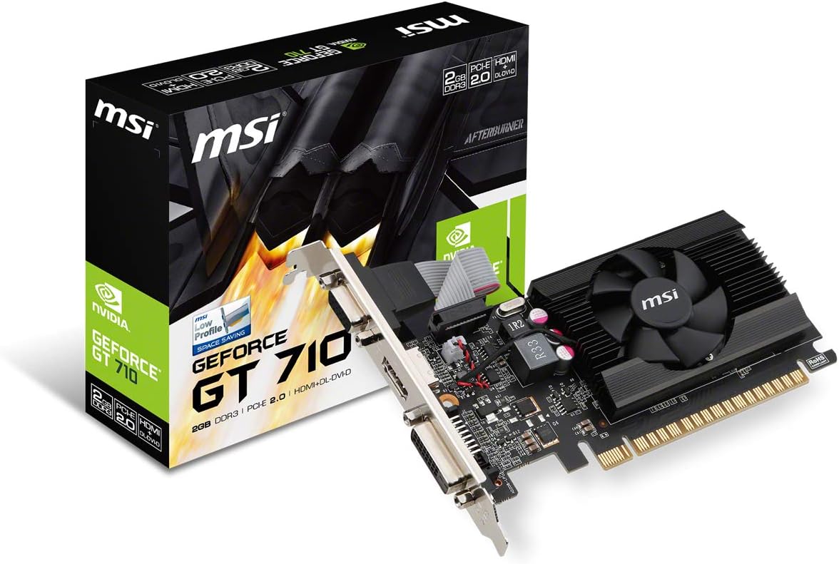 MSI - Tarjeta de Video - NVIDIA GeForce 210 (N210-MD1G/D3) - 1GB DDR3 ...