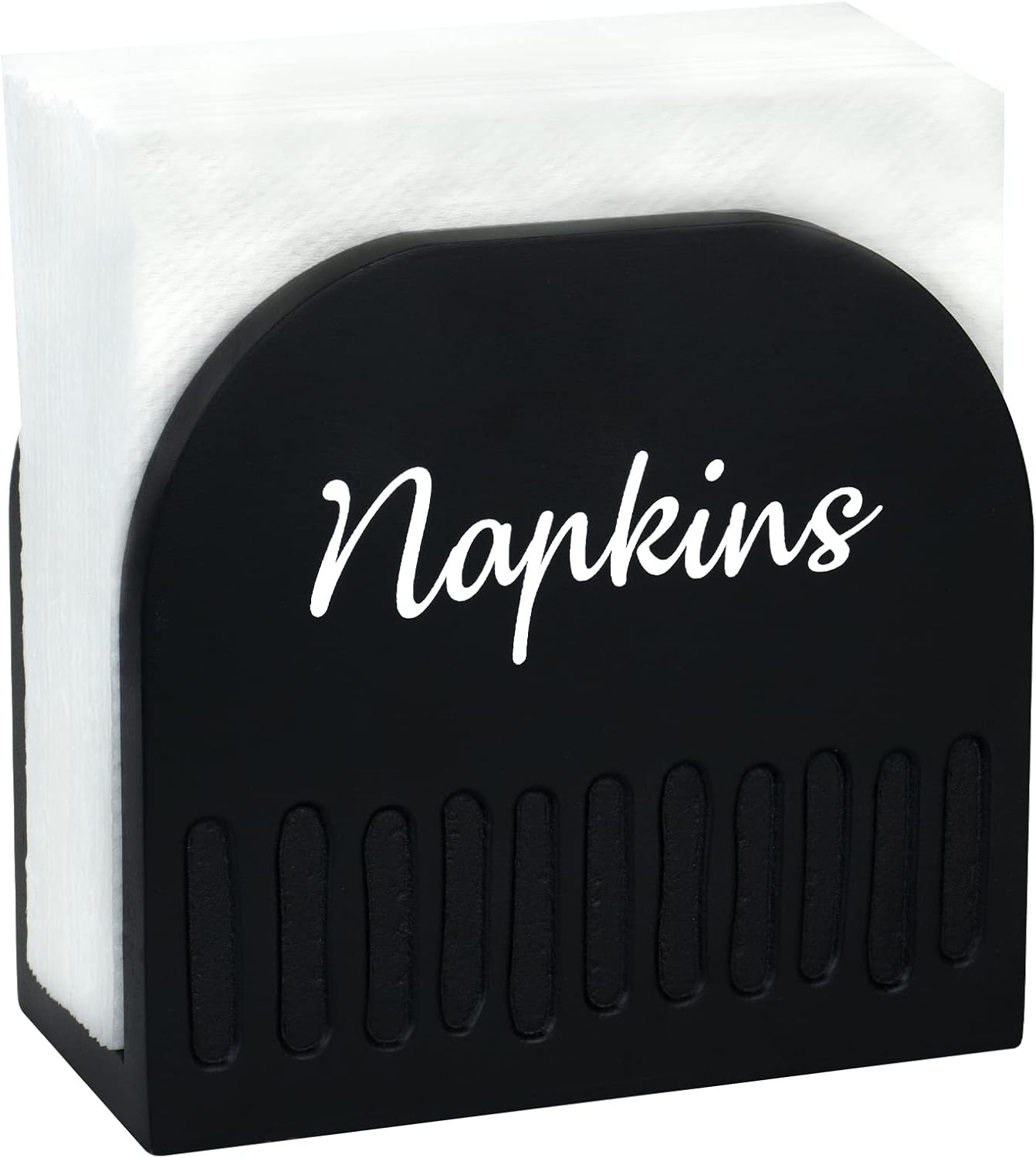 Amazon.com: Karisky Napkin Holder for Table, Solid Real Wood Farmhouse ...
