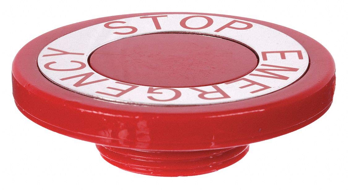 Eaton 10250TB63 Push Button, 30mm, Push-Pull, Red, 40mm, EMERG. STOP ...