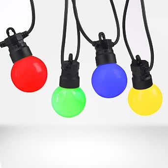 PURPLE LEAF String Lights 24Ft Color Outdoor String Lights Waterproof ...