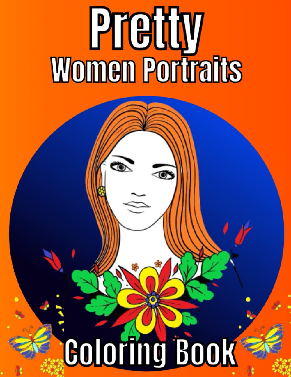Buy Pretty Women Portraits Coloring Book: Pretty Woman Adult Coloring ...