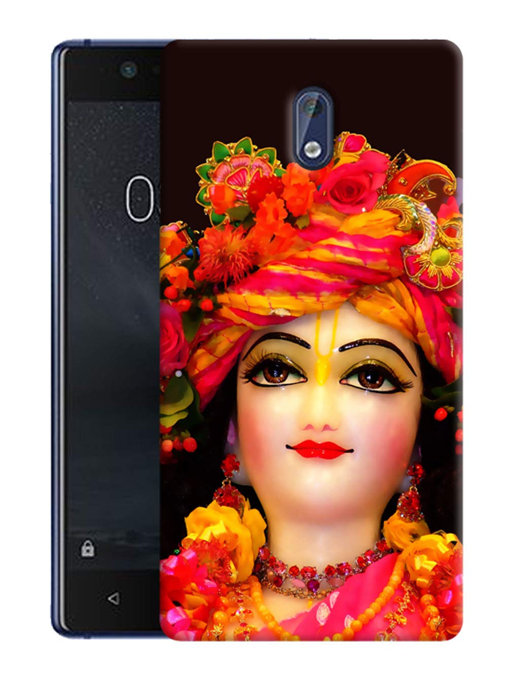 Polymol Krishna Calm Smile Face - Hindu God Printed Hard Cases Design ...