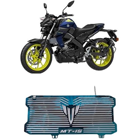 M TECHNICS Yamaha MT 15 Radiator Grill for V1 and V2, Radiator Guard ...