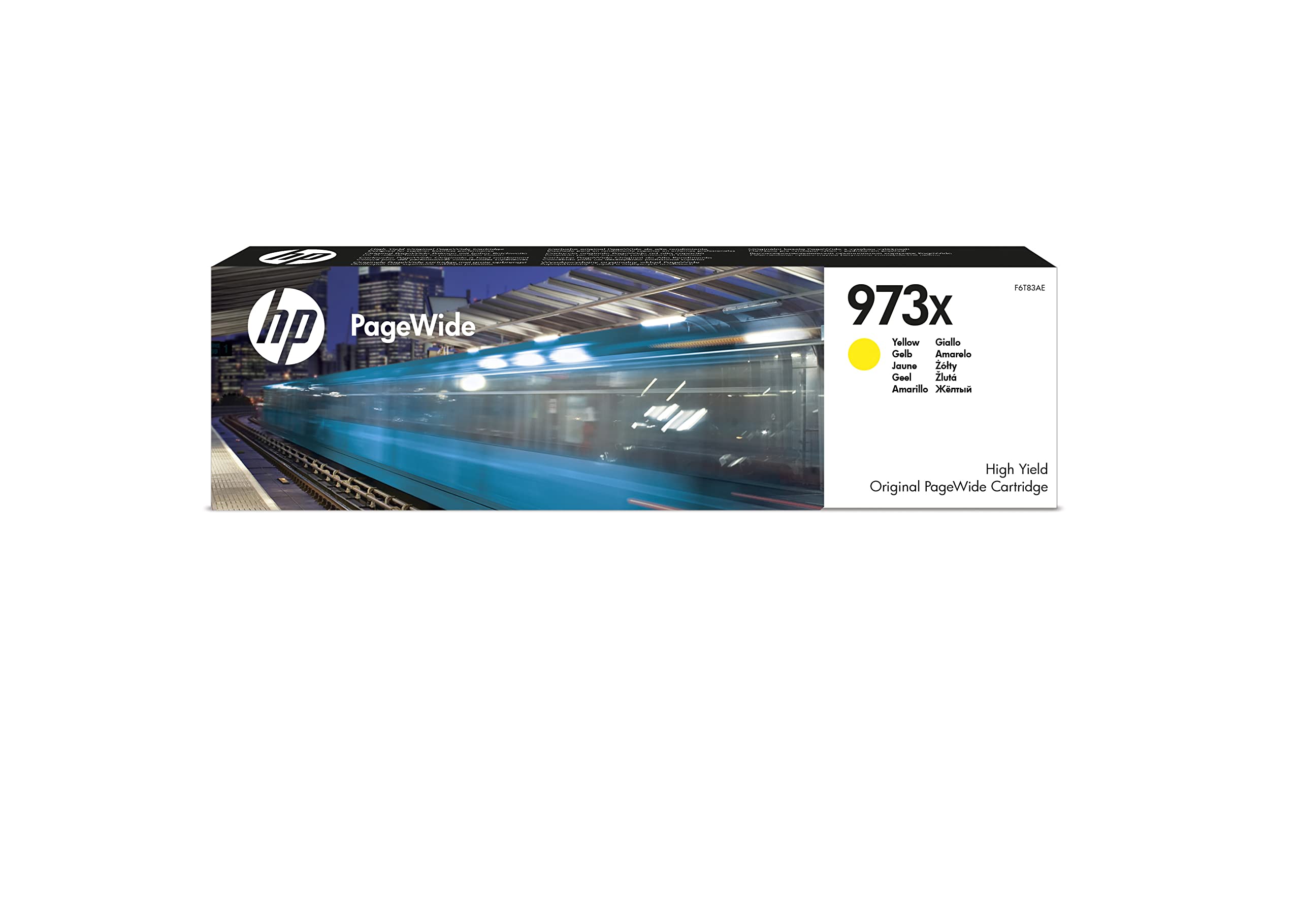HP 973X (F6T83AE) Original Druckerpatrone Gelb mit hoher Reichweite für ...