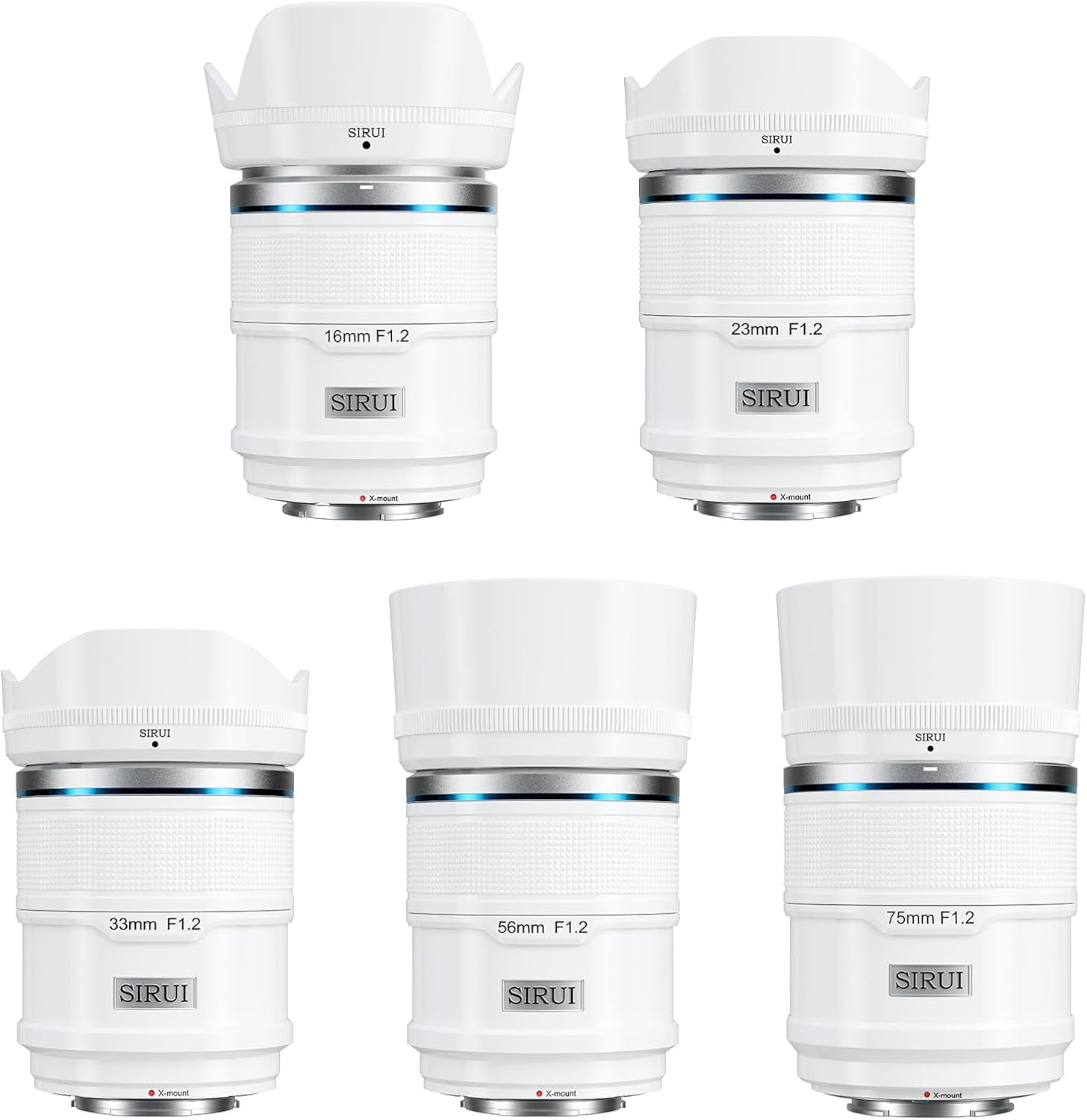 Amazon.com : SIRUI Sniper 16mm, 23mm, 33mm, 56mm, 75mm Autofocus Lens ...
