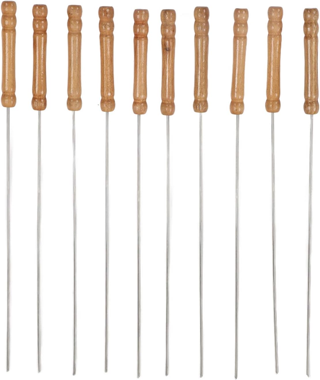 Amazon.com: 10pcs Barbecue Skewers metal skewers kabob skewers skewer ...
