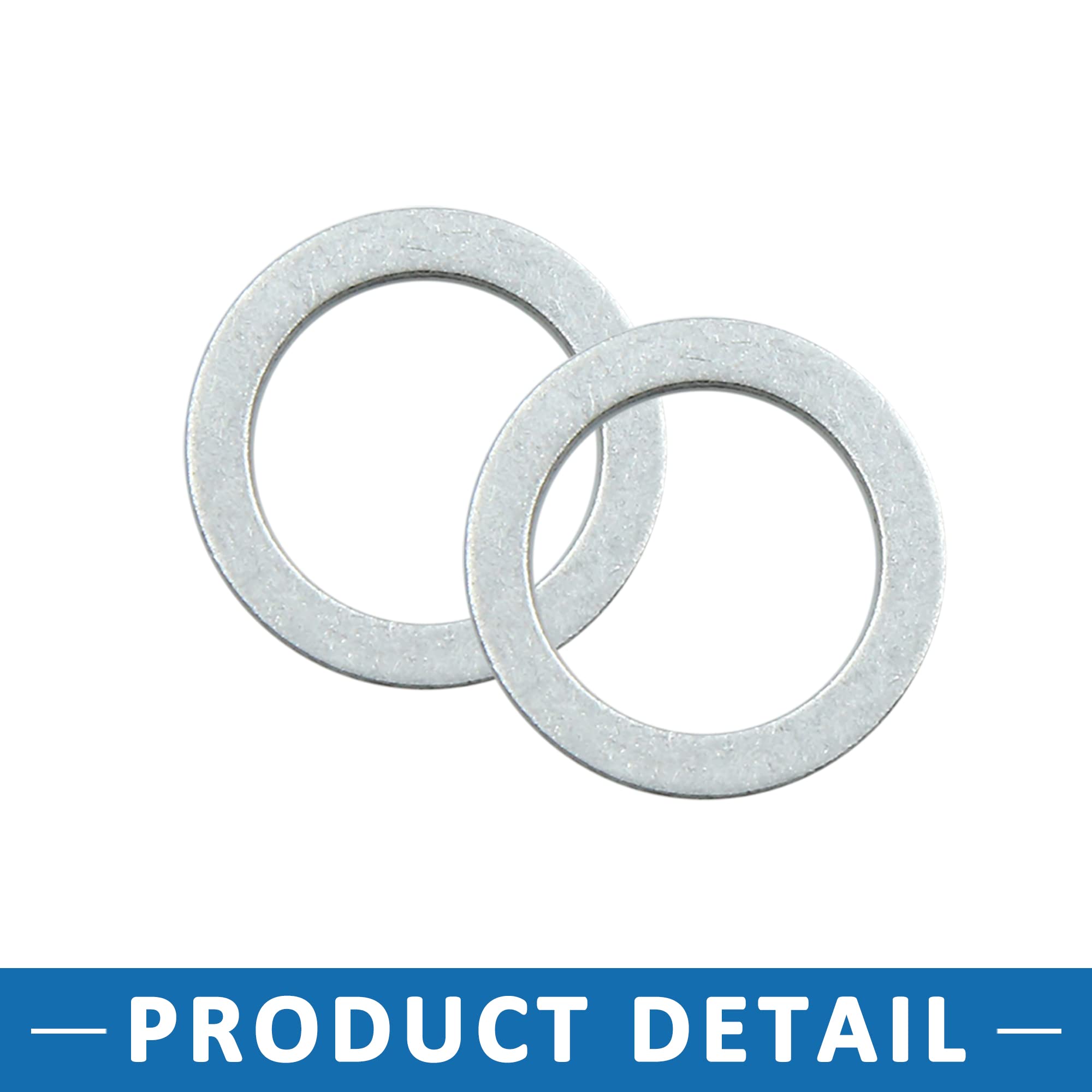 Oil Drain Plug Washers 10-Pack - 16mm ID 22mm OD Aluminum Crush Gaskets ...