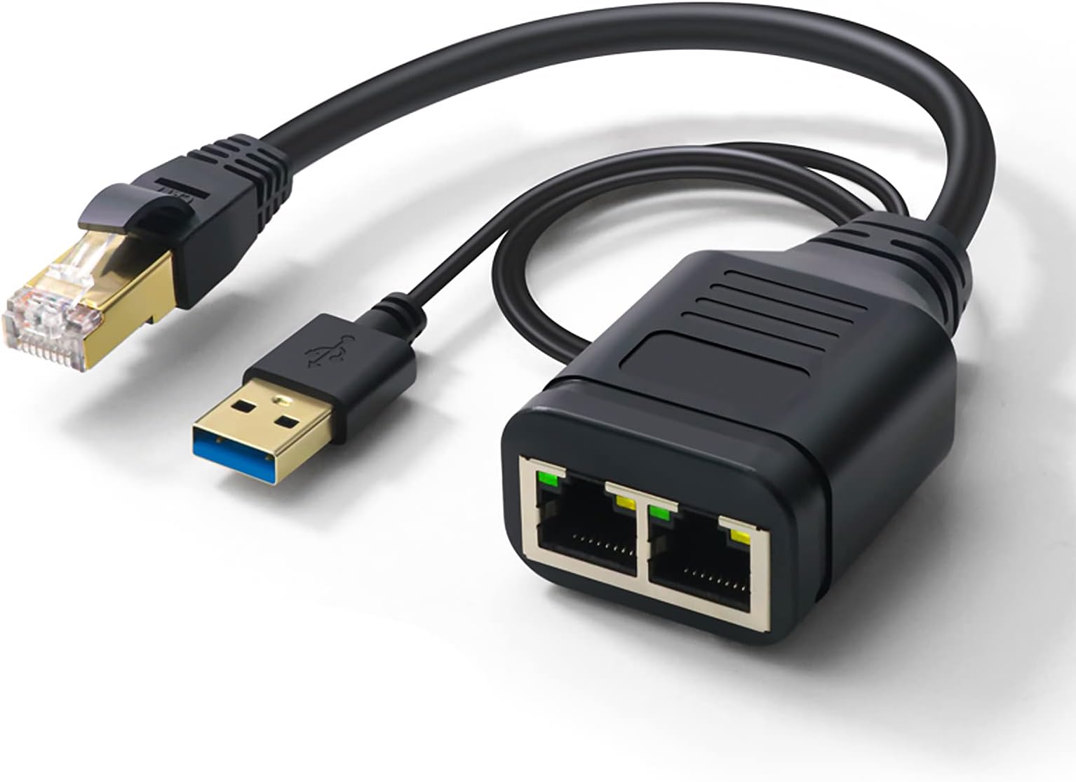 SAKU RJ45 Ethernet Splitter, RJ45 1 Male to 3 x Female LAN Ethernet ...