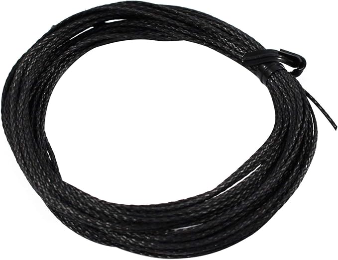 Amazon.com: Black Braided Vectran Cord Survival 200lb Breaking Strength ...