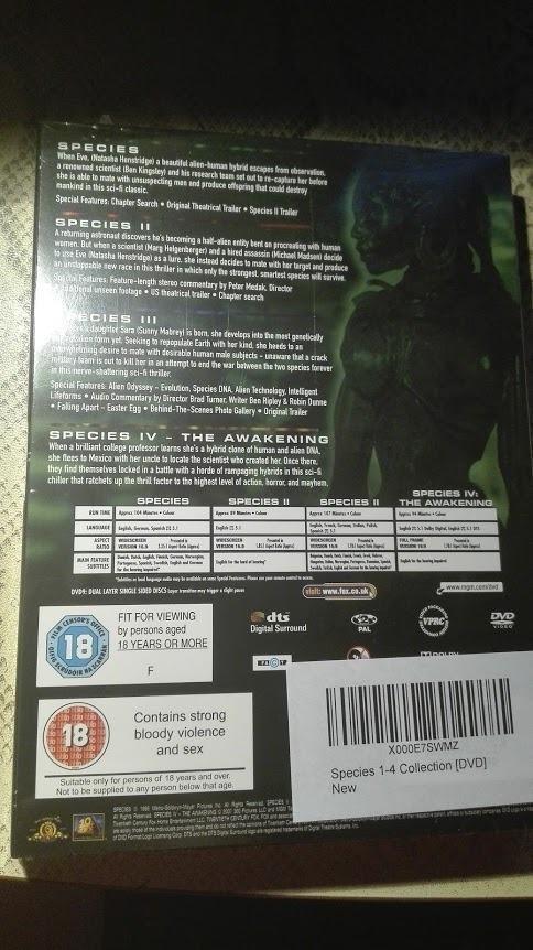 Species Collection 1 to 4 Box Set [Reino Unido] [DVD]: Amazon.es ...