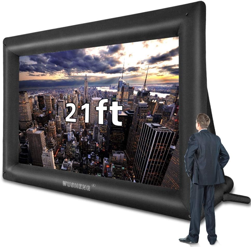 Amazon.com: Inflatable Portable Projector Movie Screen - Huge Air-Blown ...